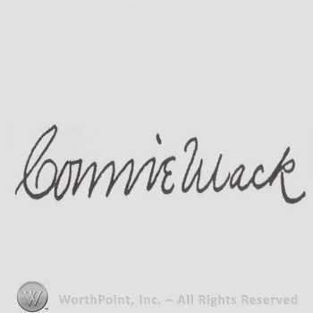 Mark with Signature: Connie Mack. | #568121