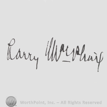 Mark with Signature: Larry MacPhail. | #568122
