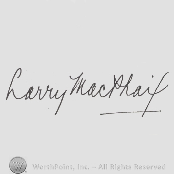 Mark with Signature: Larry MacPhail. | #568123