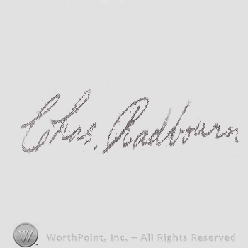 Mark with Signature: Charles Radbourn. | #568160