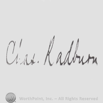 Mark with Signature: Charles Radbourn. | #568161