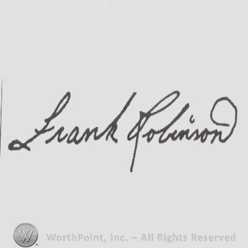Mark with Signature: Frank Robinson. | #568169