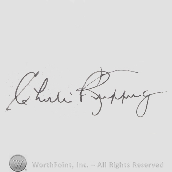 Mark with Signature: Red Ruffing. | #568174