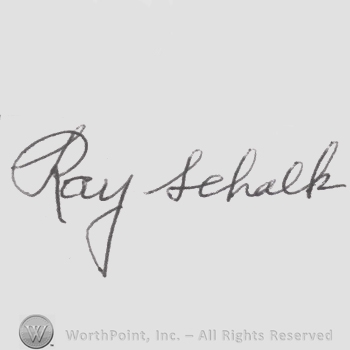 Mark with Signature: Ray Schalk. | #568180