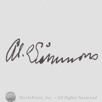 Mark with Signature: Al Simmons. | #568184