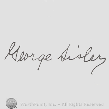 Mark with Signature: George Sisler. | #568186