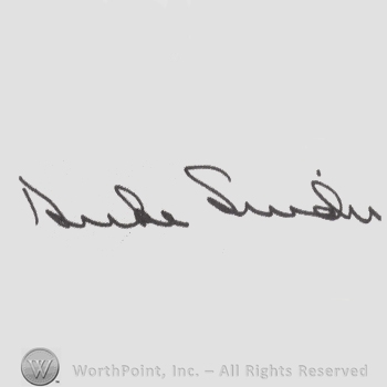 Mark with Signature: Duke Snider. | #568188