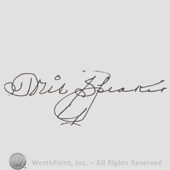 Mark with Signature: Tris Speaker. | #568192