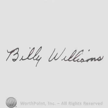 Mark with Signature: Billy Williams. | #568219