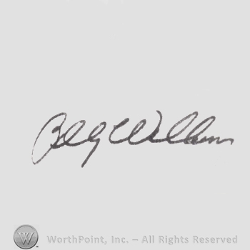 Mark with Signature: Billy Williams. | #568220