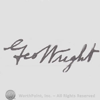Mark with Signature: George Wright. | #568225