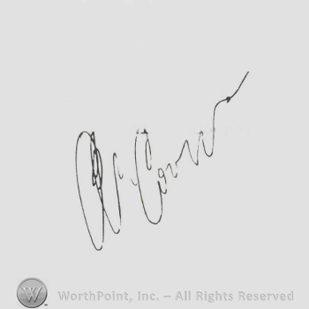 Mark with Signature: Alice Cooper. | #568847
