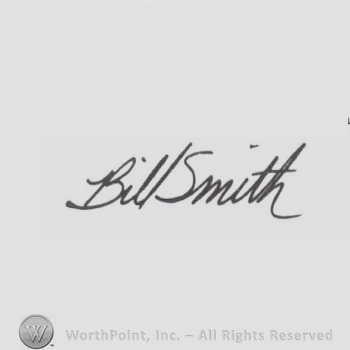 Mark with Signature: Bill Smith. | #568873