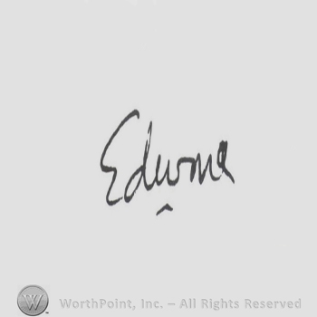 Mark with Signature: Edwina Dumm. | #568875