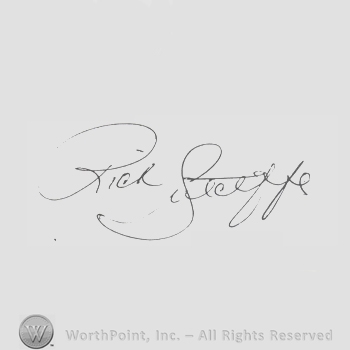 Mark with Signature: Rick Sutcliffe. | #568891