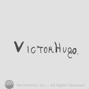 Mark with Signature: Victor Hugo. | #568925