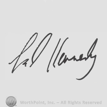 Mark with Signature: Ted Kennedy. | #568941