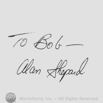 Mark with Signature: Alan Shepard. | #568947