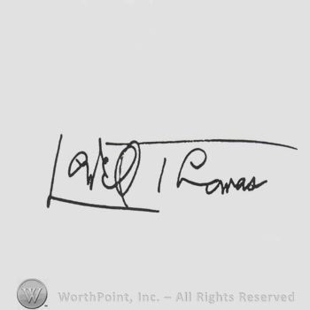 Mark with Signature: Lowell Thomas. | #568968