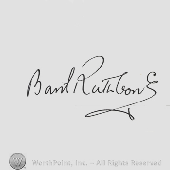 Mark with Signature: Basil Rathbone. | #569006