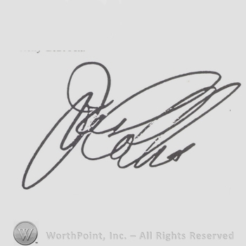 Mark with Signature: Joan Collins. | #569027