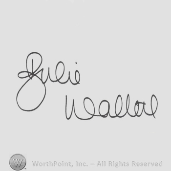 Mark with Signature: Julie Walters. | #569033