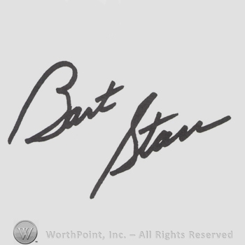 Mark with Signature: Bart Starr. | #569061