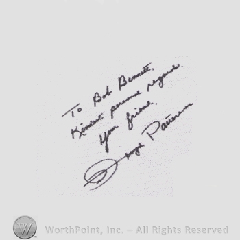 Mark with Signature: Floyd Patterson. | #569070
