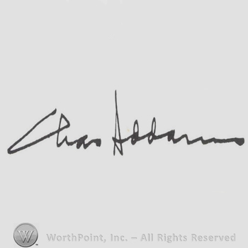 Mark with Signature: Charles Addams. | #569077