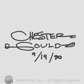Mark with Signature: Chester Gould. | #569079