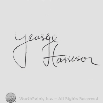 Mark with Signature: George Harrison. | #569089