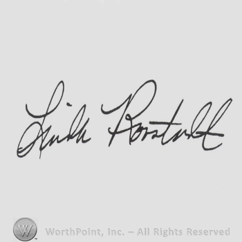 Mark with Signature: Linda Ronstadt. | #569094