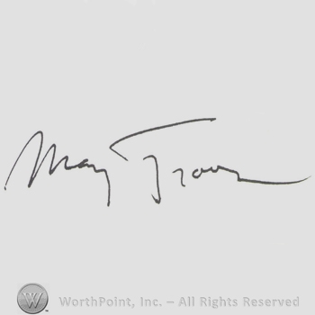 Mark with Signature: Mary Travers. | #569099