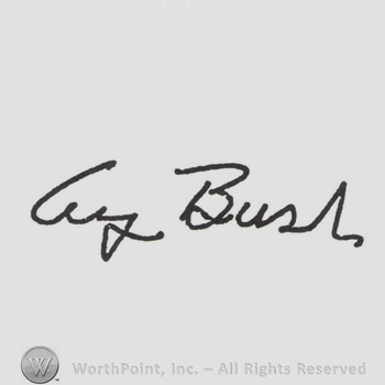 Mark with Signature: George Walker Bush. | #569110