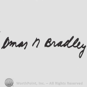 Mark with Signature: Omar N. Bradley. | #569113