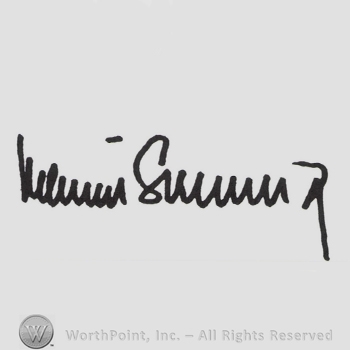 Mark with Signature: Helmut Schmidt. | #569114