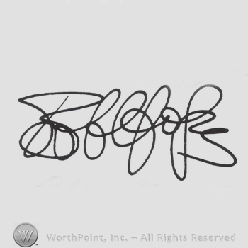 Mark with Signature: Bob Hope. | #569129