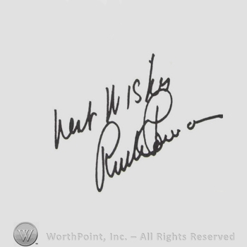 Mark with Signature: Ruth Roman. | #569139