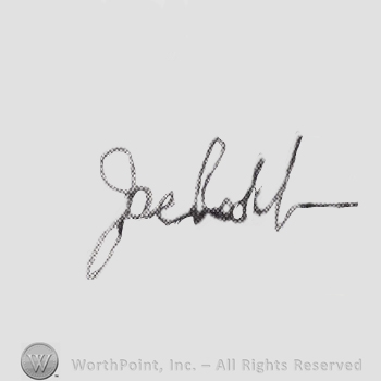 Mark with Signature: Joe Cobb. | #569148