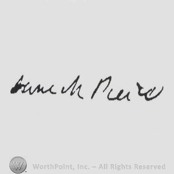 Mark with Signature: Jane Means Appleton Pierce. | #570470