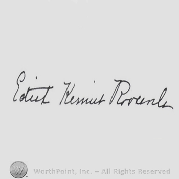 Mark with Signature: Edith Kermit Carow | #570492