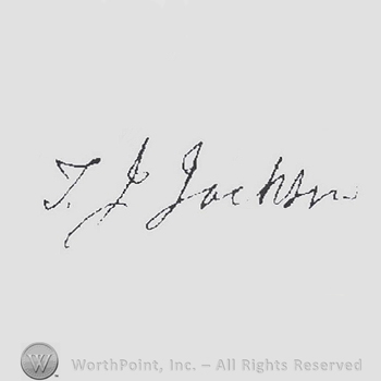 Mark with Signature: T J Jackson. | #570515