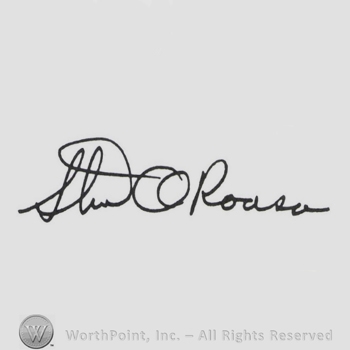 Mark with Signature: Stu Roosa. | #570574