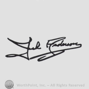 Mark with Signature: Jack Anderson. | #570580