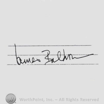 Mark with Signature: James Baldwin. | #570584