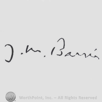 Mark with Signature: James Matthew Barrie. | #570586