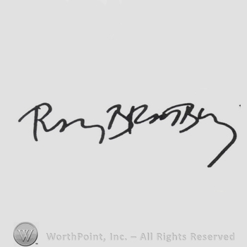 Mark with Signature: Ray Bradbury. | #570591