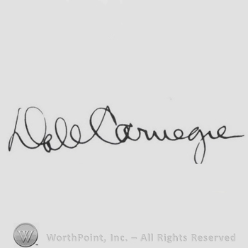 Mark with Signature: Dale Carnegie. | #570598
