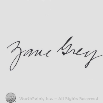 Mark with Signature: Zane Grey. | #570617