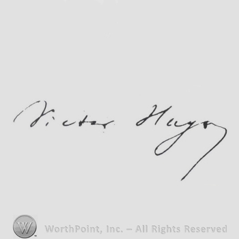 Mark with Signature: Victor Hugo. | #570629